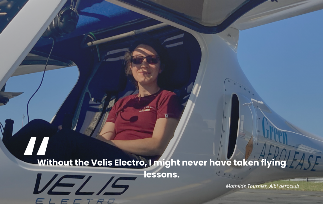 The Pride of Flying the Velis Electro - Green Aerolease